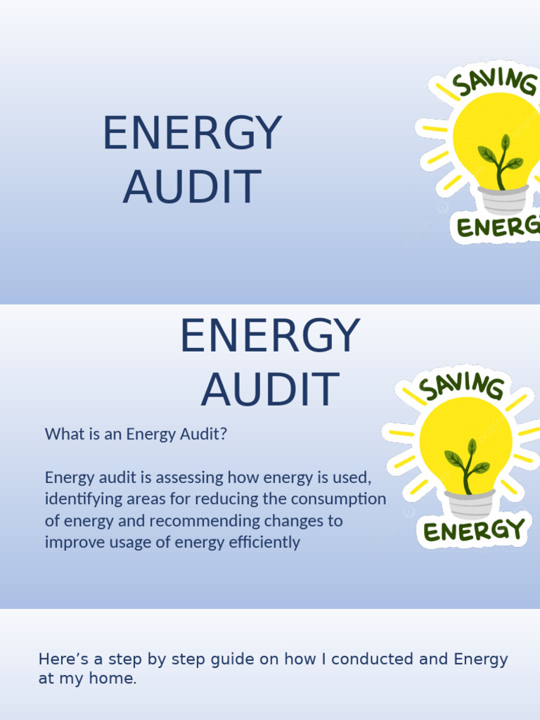 Energy Audit | PDF