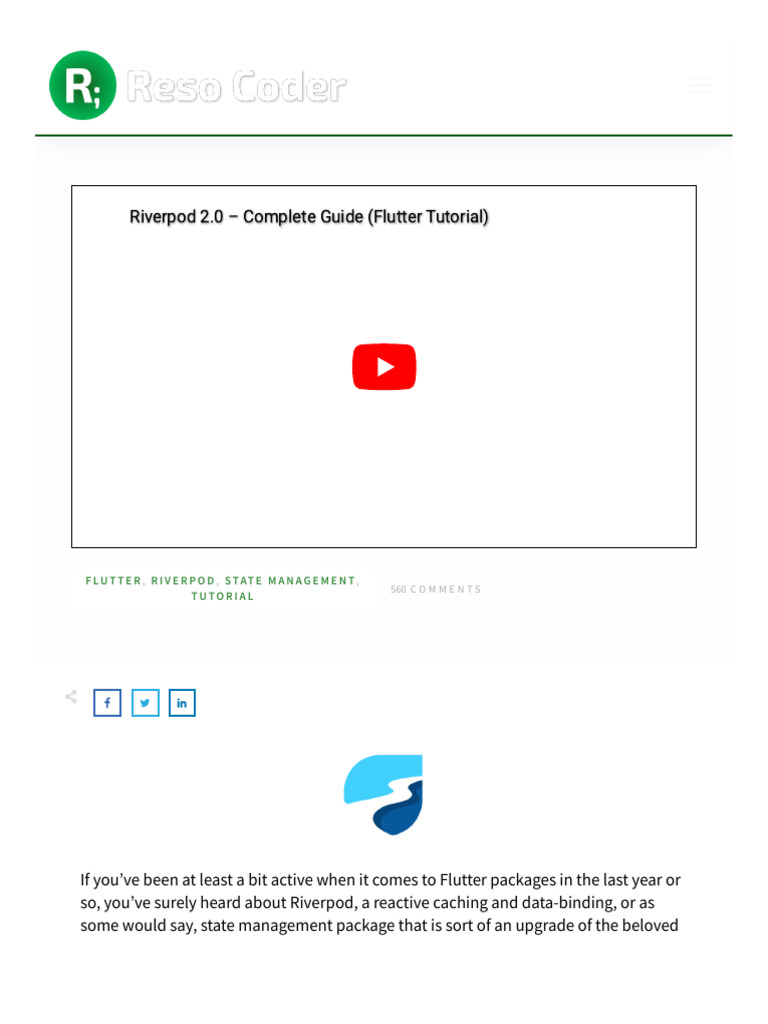 Riverpod 2.0 - Complete Guide (Flutter Tutorial) - Reso Coder | PDF | Parameter (Computer ...