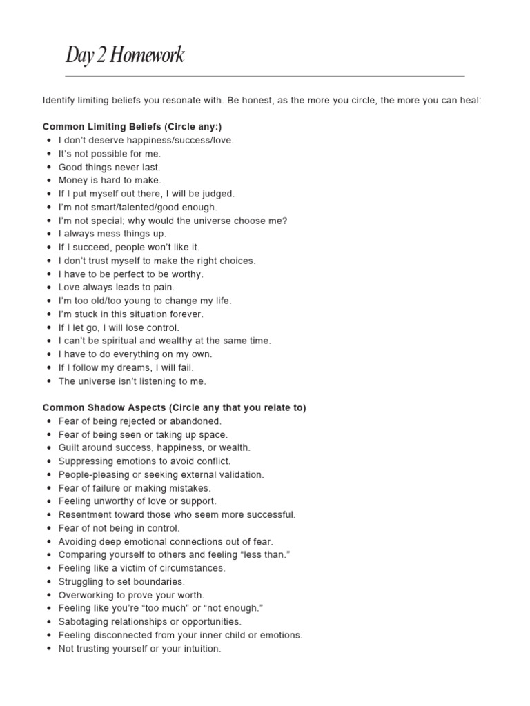 Day 2 Homework | PDF