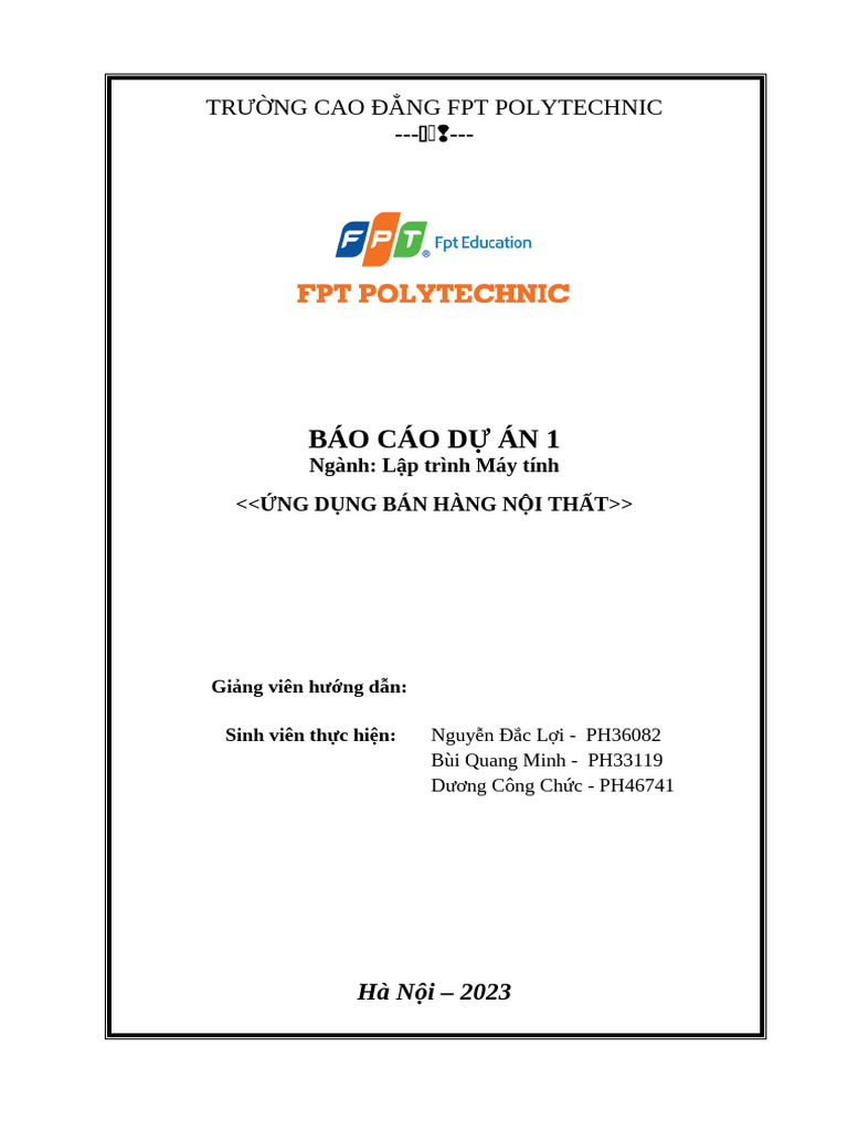 Project Report Template | PDF