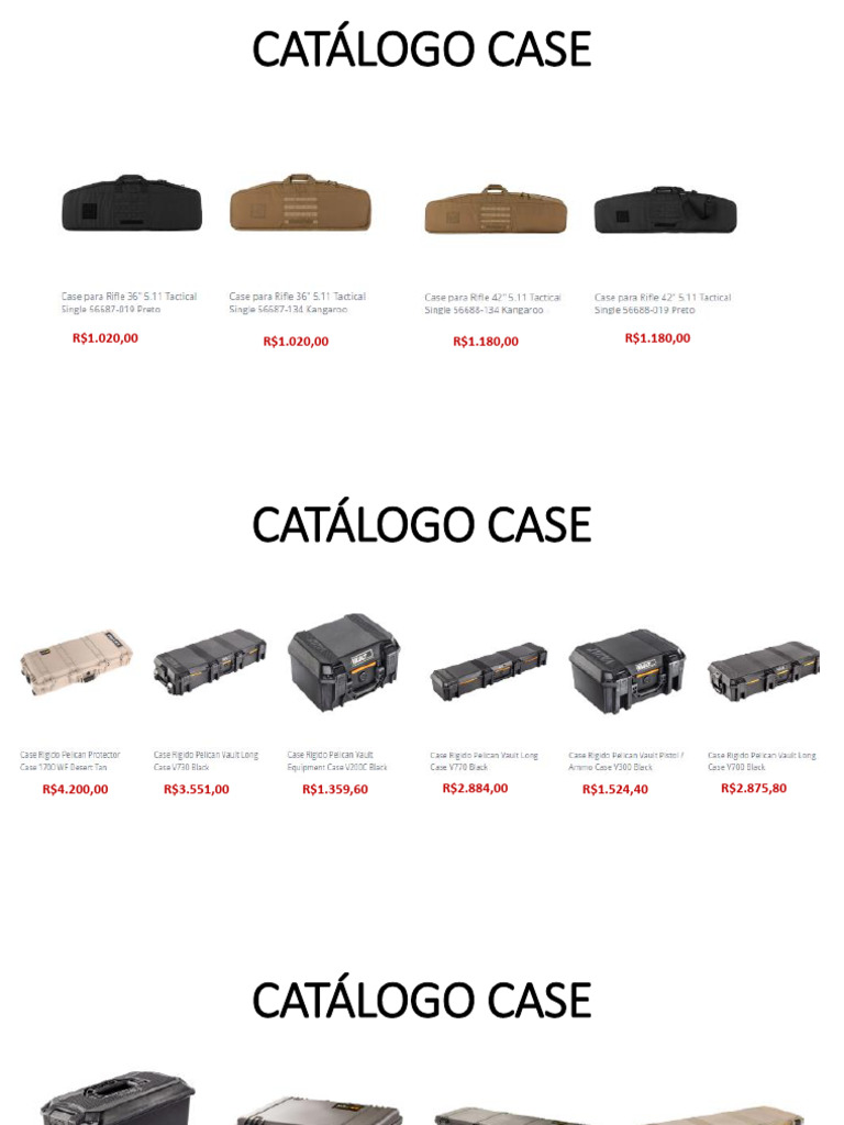 Catálogo Case | PDF
