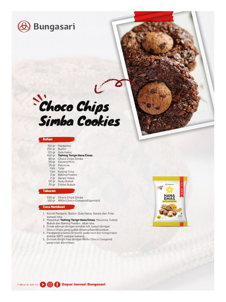 Recipe - Choco Chips Simba Cookies | PDF