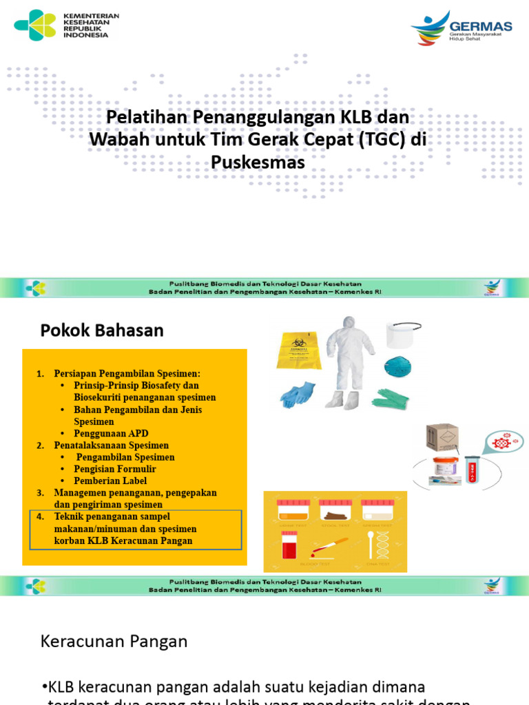 MPI 5.c Peltihan TGC, Keracunan Pangan.ppt (1) | PDF