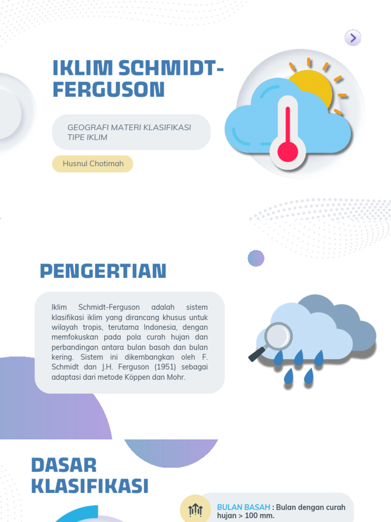 Klasifikasi Iklim Schmidt-Ferguson | PDF