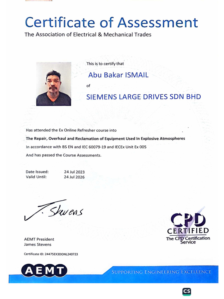 Sample Certificate | PDF