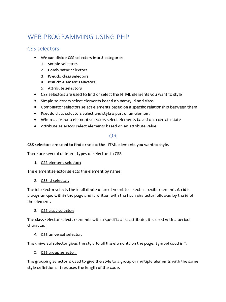 Web Programming Using PHP | PDF | Data Type | Boolean Data Type