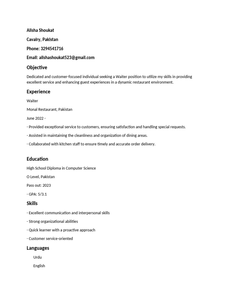 Alisha Shoukat | PDF