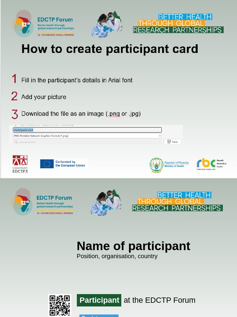 Participant Template For PPT1 | PDF