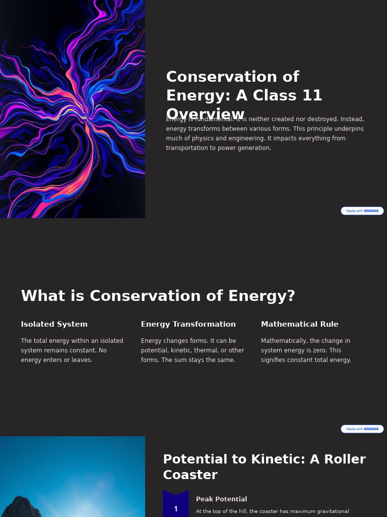 Class 11 Energy Conservation Overview | PDF | Electricity Generation ...