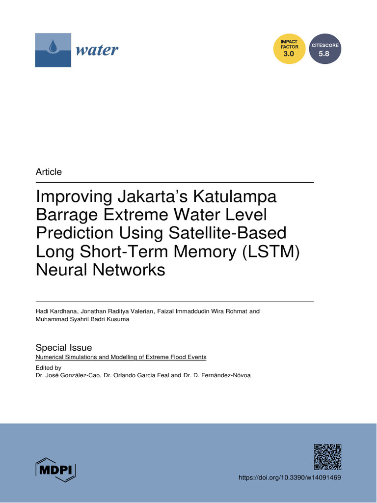 Kardhana 2022 Jakarta LSTM | PDF | Flood | Drainage Basin