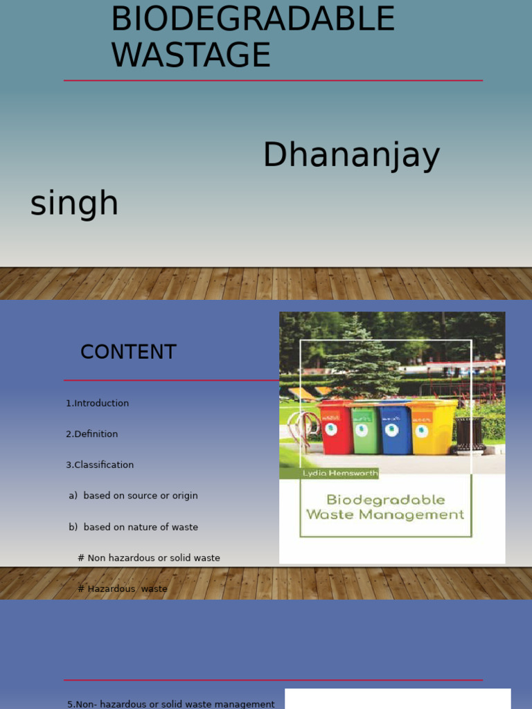 Biodegradablewastephd 221020040051 27065ceb | PDF | Waste | Municipal ...