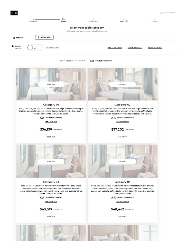 Choose Your Cabin - Lindblad Expeditions | PDF | Furniture