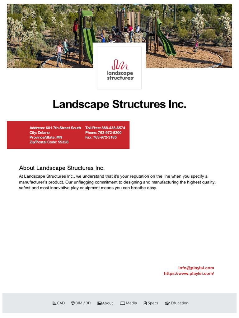 300 - Landscape Structures Inc | PDF