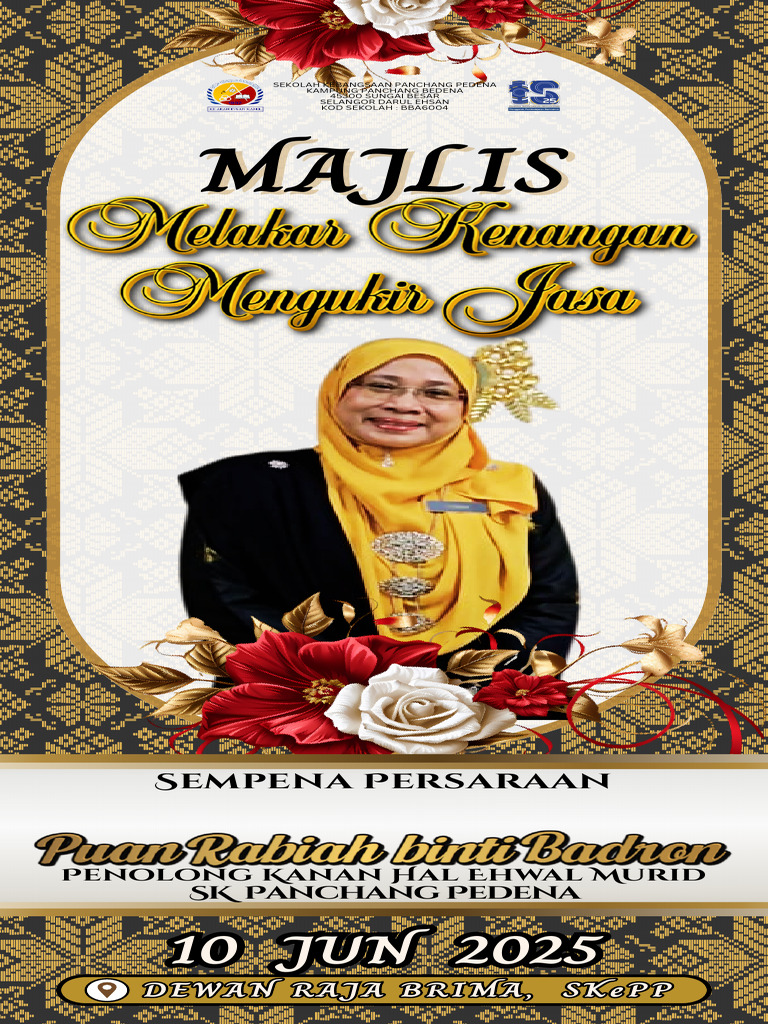 Bunting Majlis Persaraan Kak Ruby | PDF