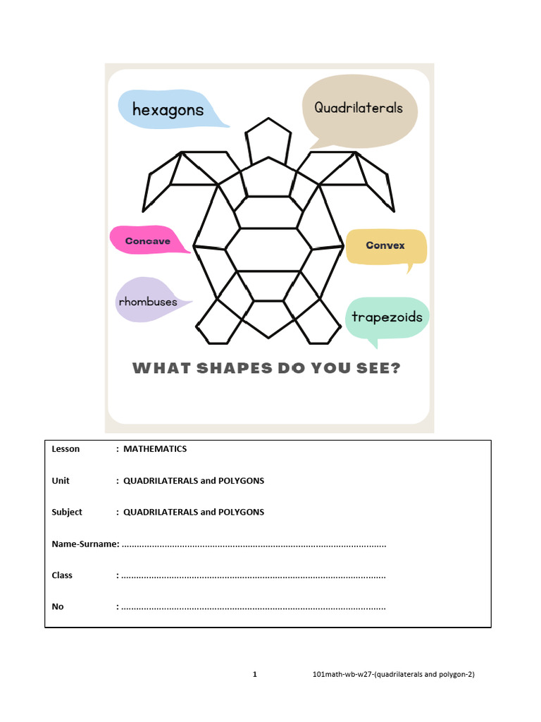 101math WB w27 (Quadrilaterals and Polygon 2) | PDF | Euclid ...