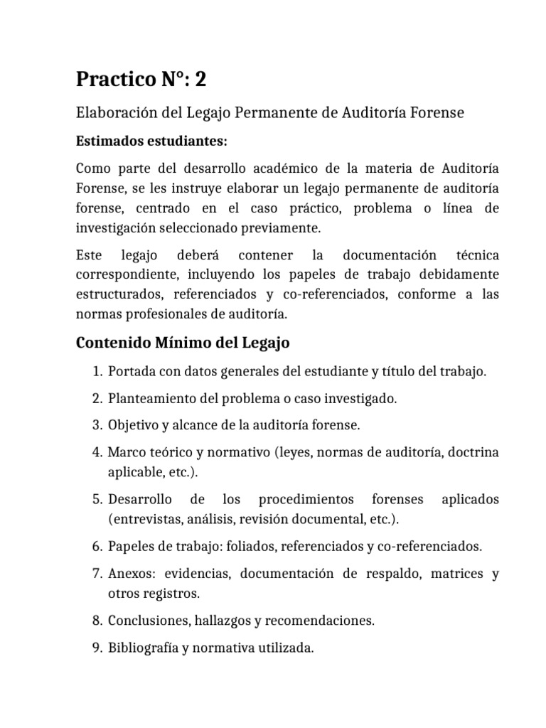 Practico de Auditoria Forense - 2 | PDF