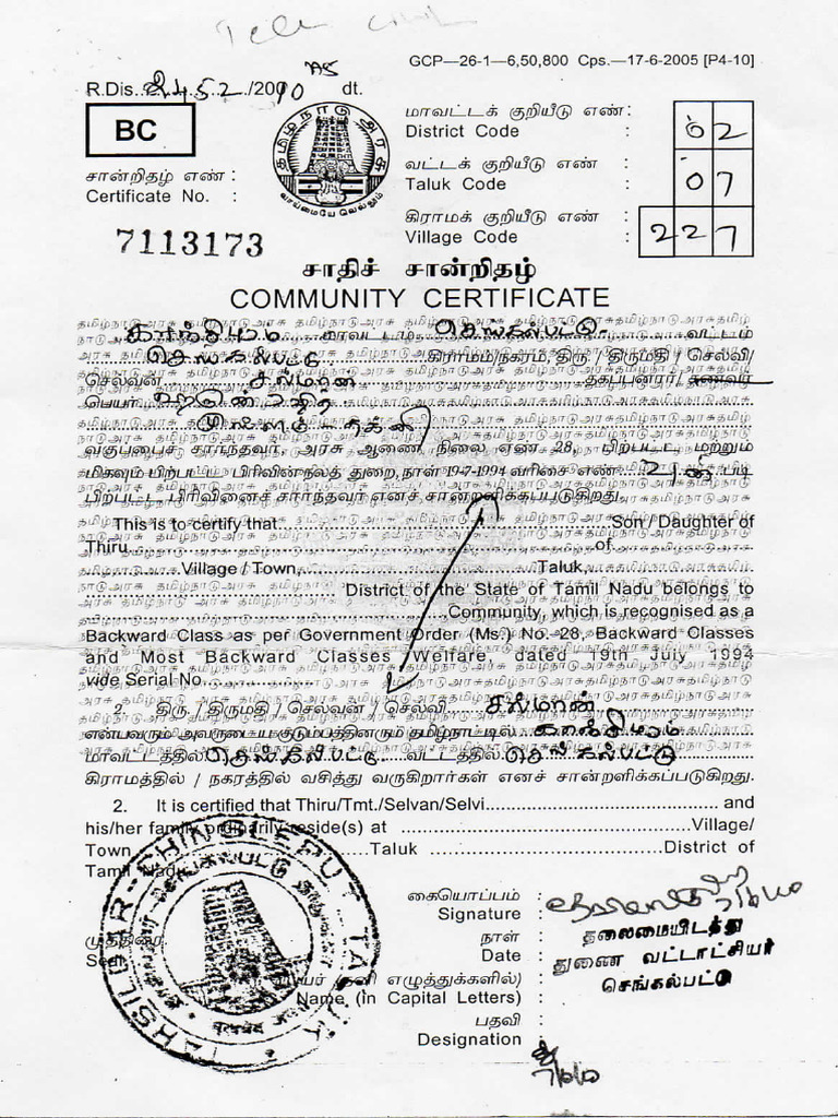 Community Certificate | PDF