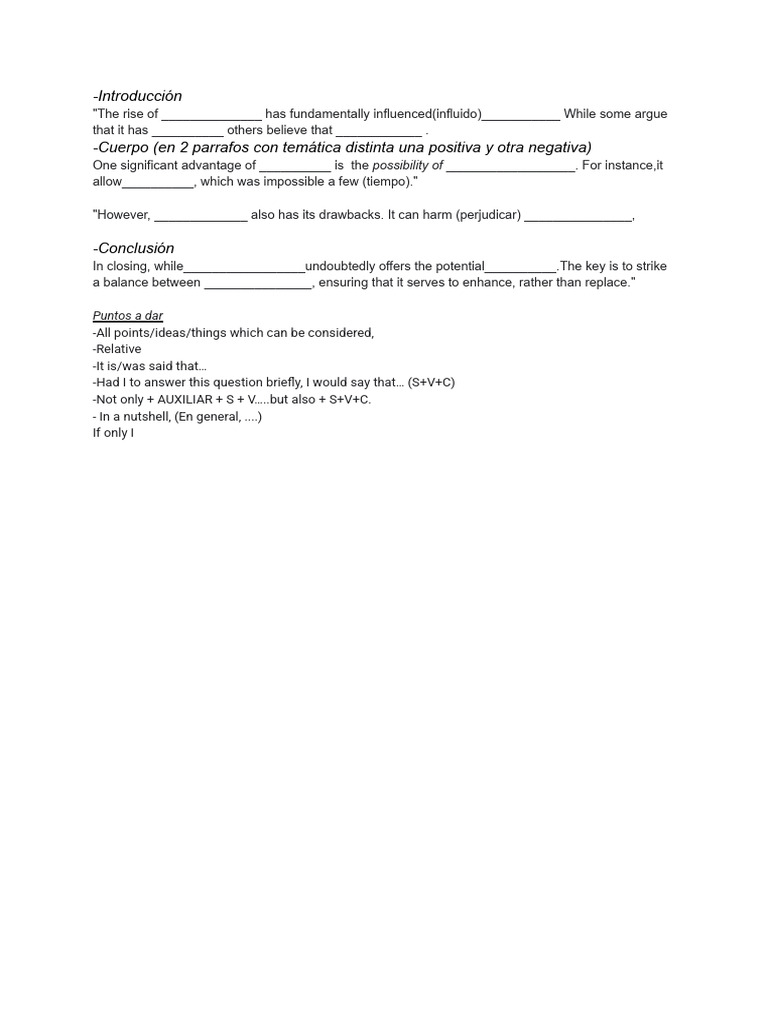 Writing Ingles | PDF