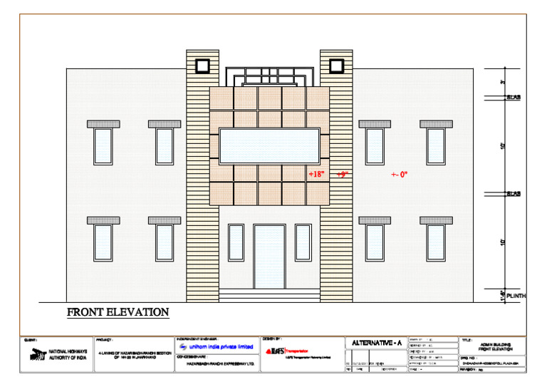 Admin Building Ele-0A | PDF
