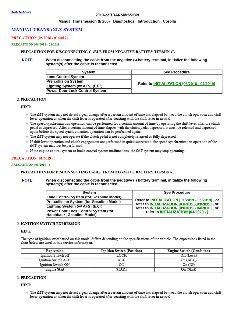 Manual Transmission Diagnostics Guide | PDF | Manual Transmission | Clutch