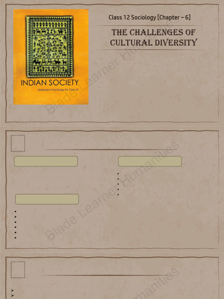 Challenges of Cultural Diversity in India | PDF | Nation | Identity ...