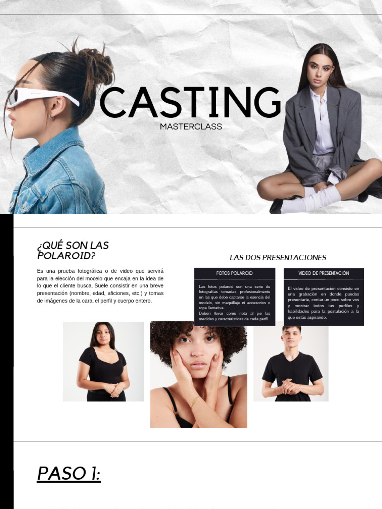 Clase de Casting - AGM | PDF | Cuerpo humano | Apariencia humana