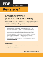 2023 Key Stage 2 English Reading Administering The Reading Booklet and ...