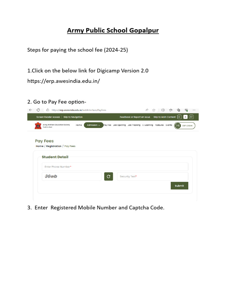 Payment For New Digicamp | PDF