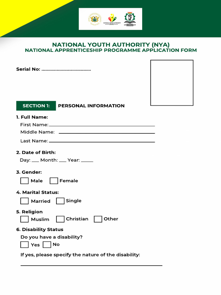 Nya Nap Forms | PDF