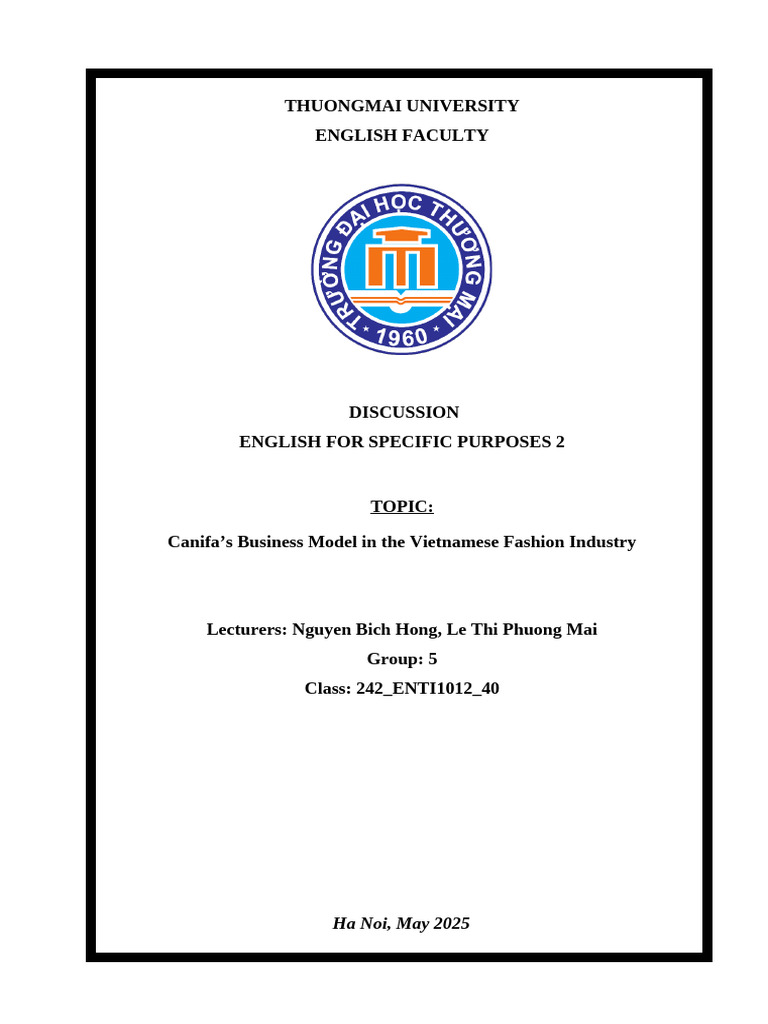 THẢO LUẬN TACN2 NHÓM 5 | PDF | Fashion | Brand