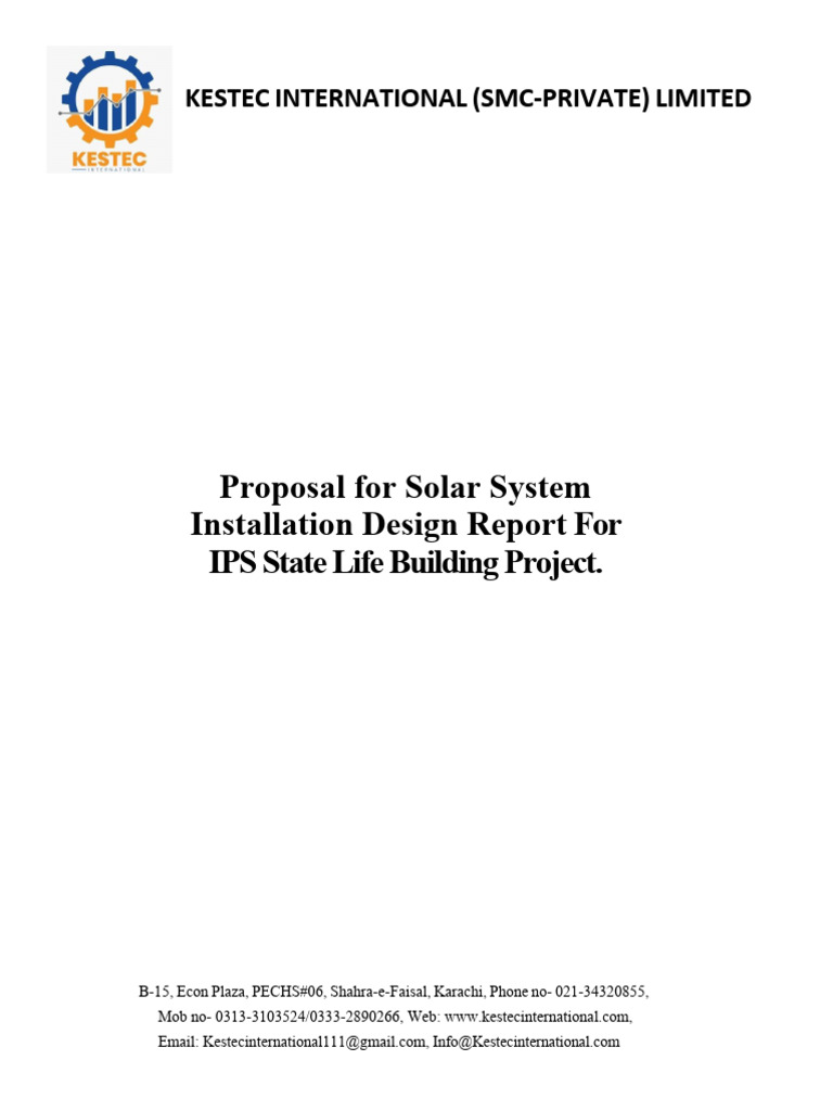 IPS Structural Stability Design Report. | PDF | Contractual Term | Business