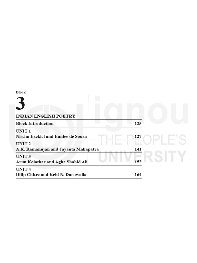 Block-3 | PDF | Poetry | Modernism