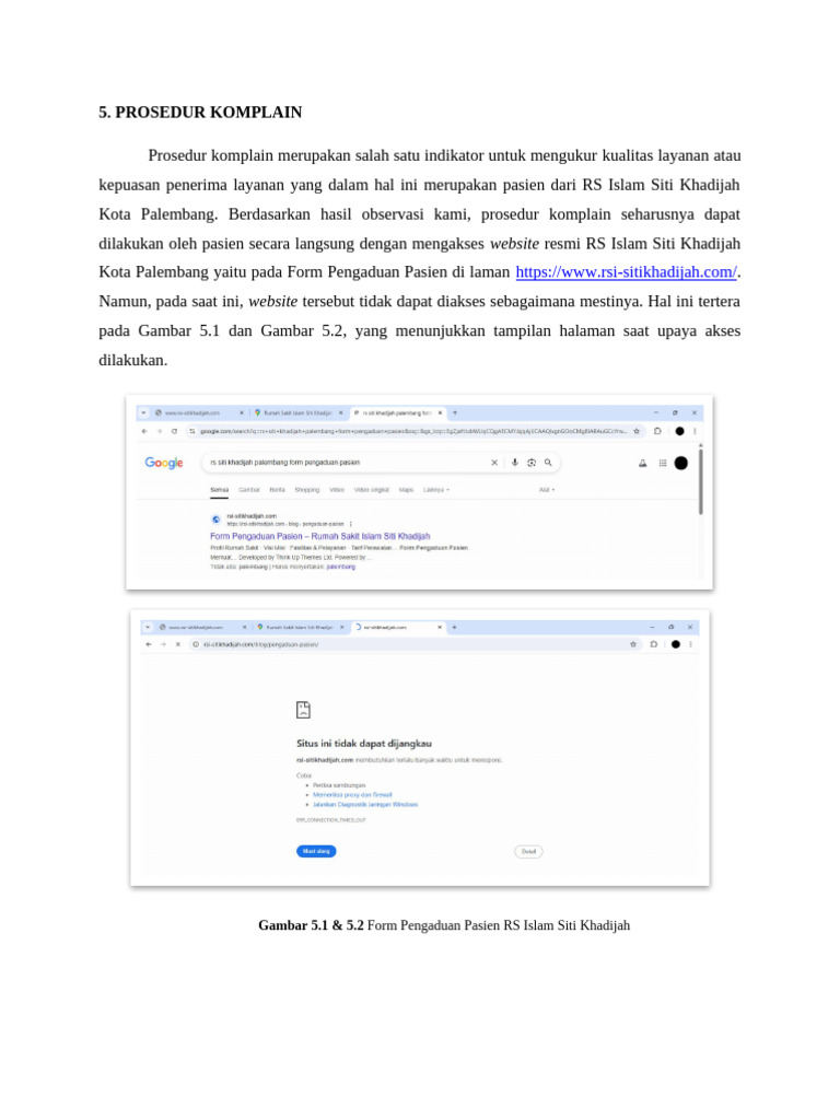 Prosedur Komplain Siti Khadijah | PDF