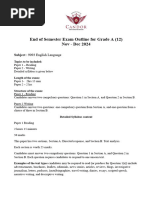 AICE English Language Test Overview | PDF