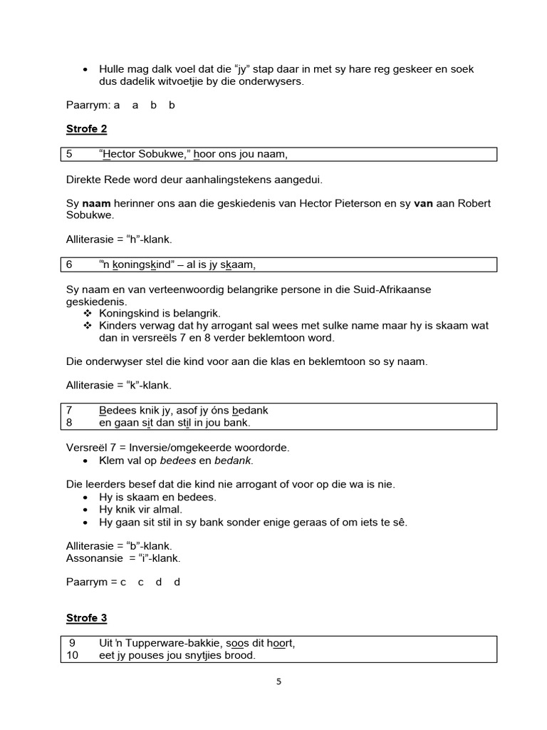 Gedig 9 Die Nuwe Kind | PDF