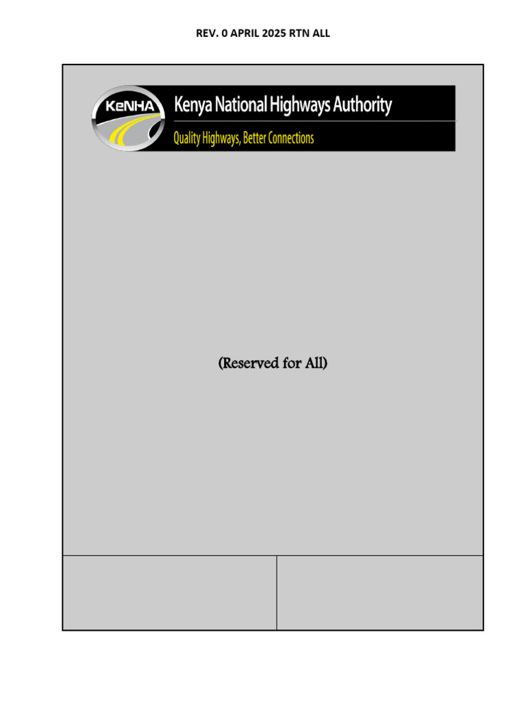 R3 494 Routine Mtce Works Kapchorua Torongo B122 Road | PDF | Joint ...