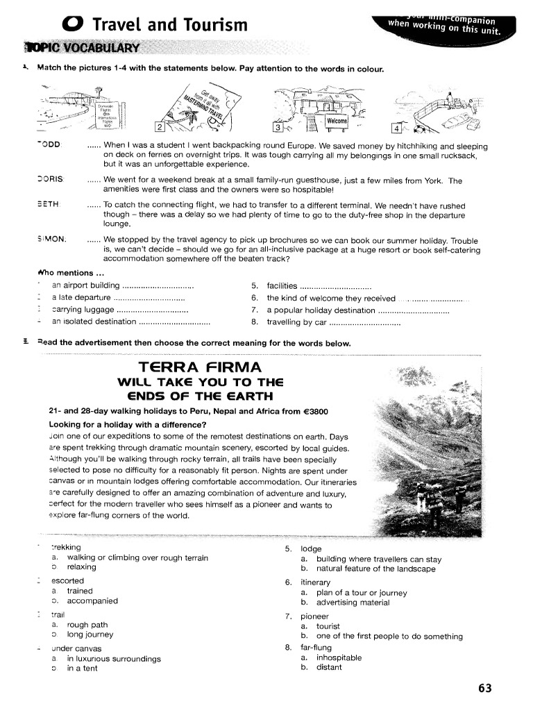 Vocabulary and Review | PDF