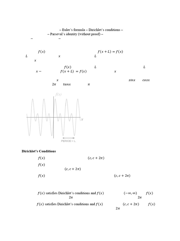 Fourier Series and P.D.E. | PDF | Fourier Series | Trigonometric Functions