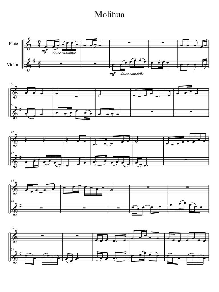 Molihua - Partition musicale | PDF