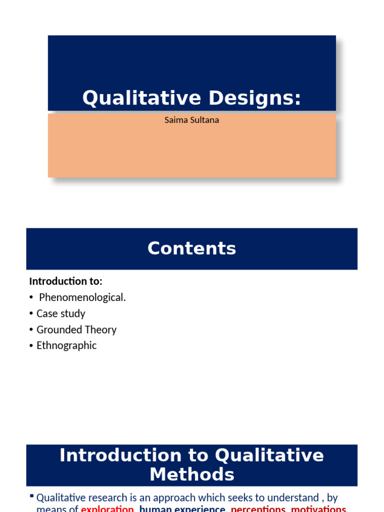 Qualitative Research Methods Overview | PDF | Qualitative Research ...