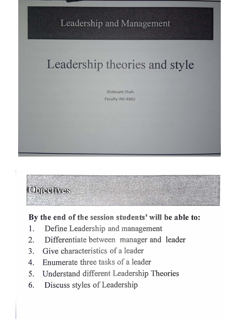 Leadership Theories and Style | PDF