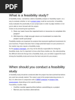 TELOS Feasibility Study Guide | PDF | Feasibility Study | Consultant