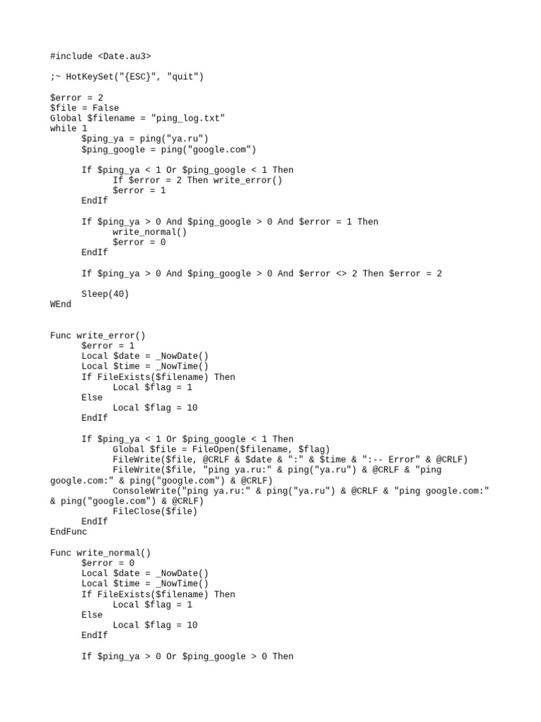 Ping | PDF