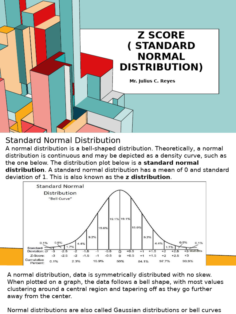Standard Normal Distribution | PDF | Standard Score | Normal Distribution