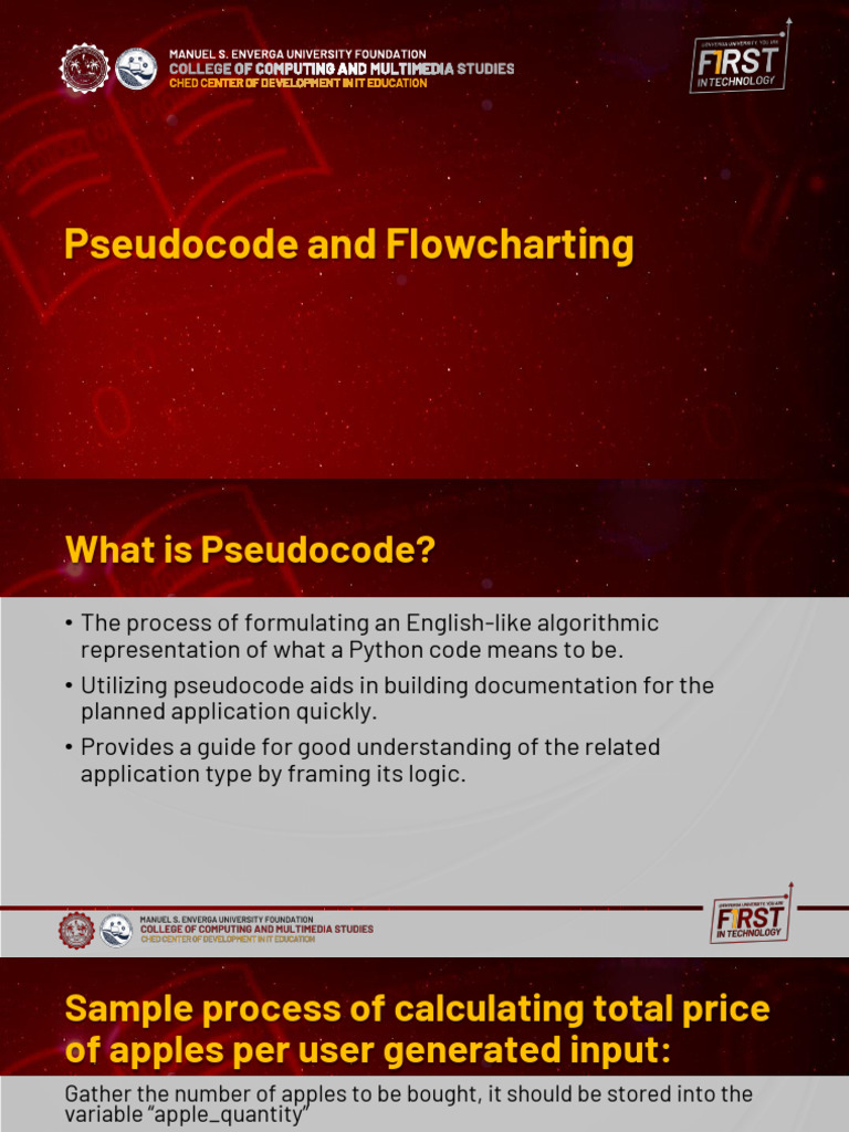 Pseudocode and Flowcharts | PDF