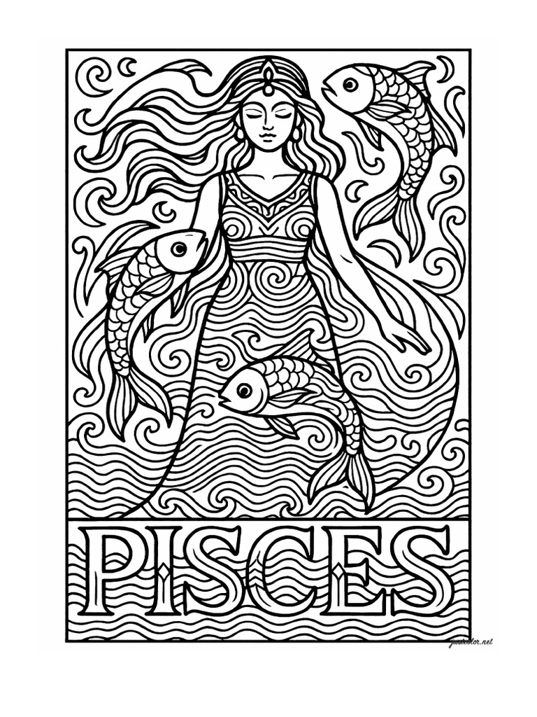 Dibujos para Colorear para Ninos Signos Del Zodiaco 29731 | PDF