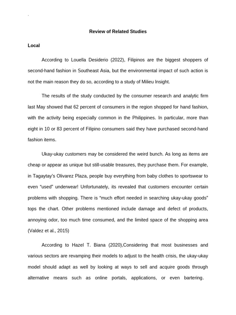 Review of Related Studies (Local) | PDF | Social Media | Popular ...