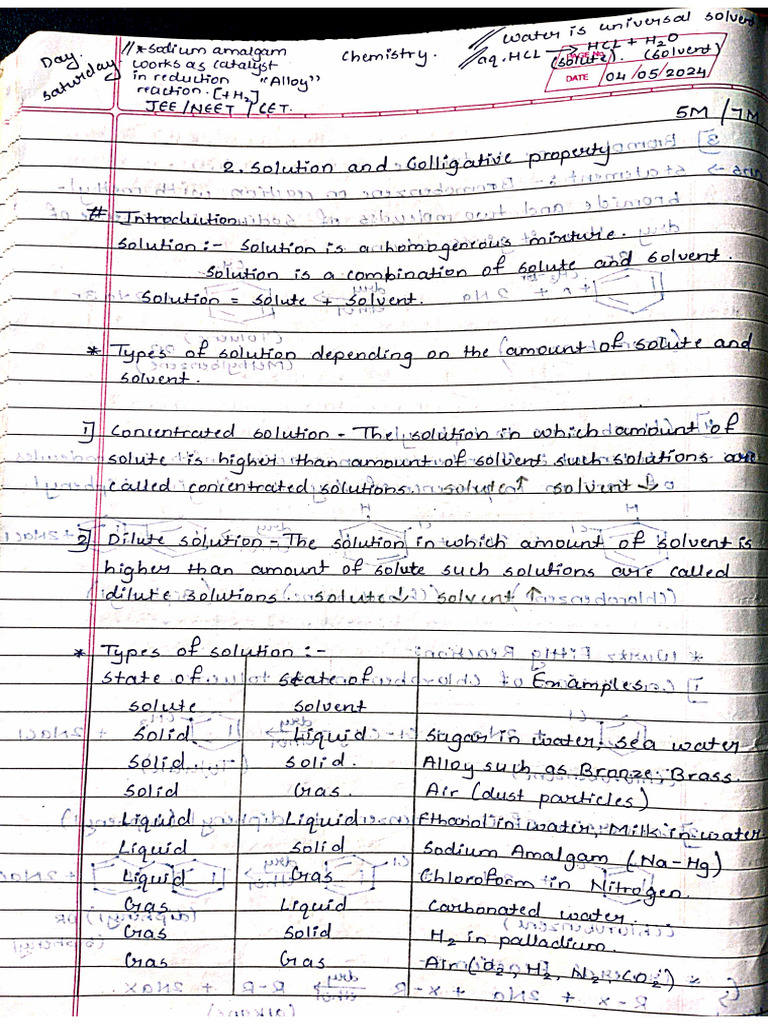 Lesson 2 - Solution and Colligative Property | PDF