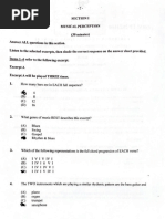 CSEC 2021 Music Past Paper | PDF