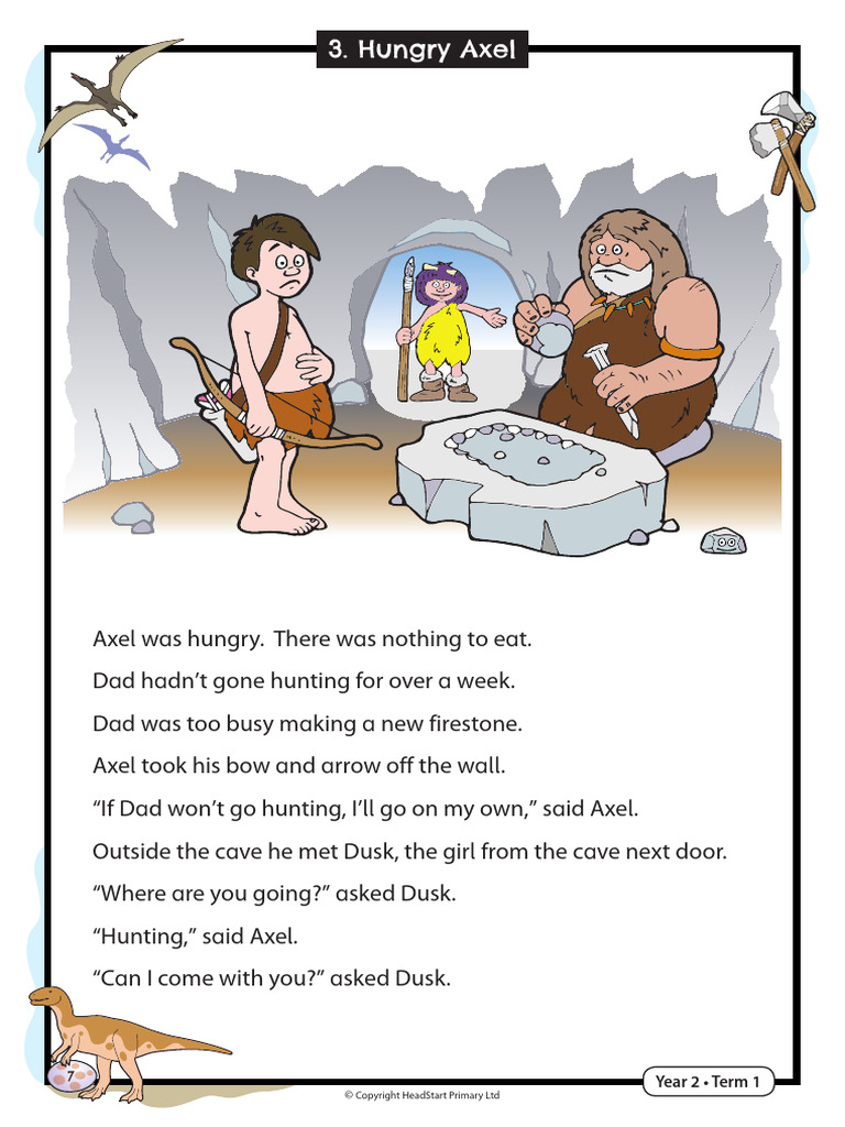 Y2 Grammar and Punctuation - The Dnhunt - 3. Hungry Axel | PDF